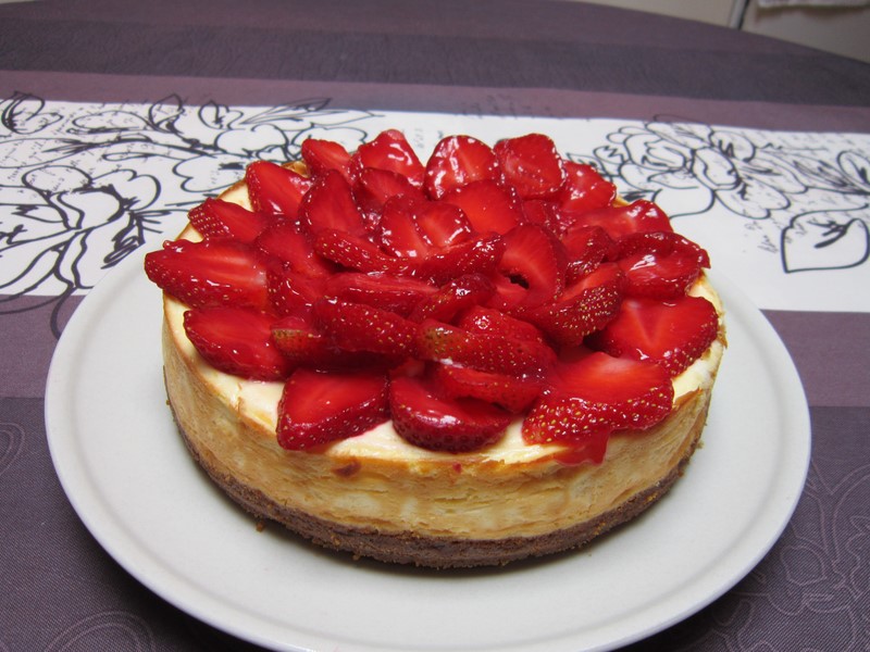 CHEESECAKE A LA FRAISE